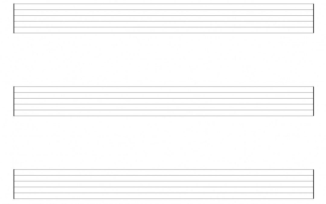 Blank Guitar Chord Boxes
